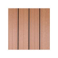 China Create a Beautiful Outdoor Area with WPC Tile and Durable 300x300x22/25mm Deck Tiles for sale