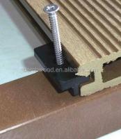 China 3D Model Design WPC Decking Clip Accessory with PU Foam Soundproof Carpet Underlay for sale