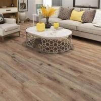 China SPC Rigid Core Click Floors Lower Better Real Wood Veneer for Office Buildings 6''x36 for sale