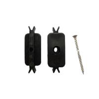 China Raw Material PP Plastic Wpc Decking Floor Fastener with Stainless Steel Material Clips for sale