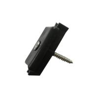 China Raw Material PP Plastic Wpc Decking Floor Fastener with Stainless Steel Material Clips for sale