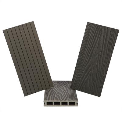 China Plastic Composite Decking Board for Modern Outdoor Grooved Flooring More Than 5 Years for sale