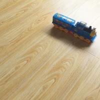 China Everjade 14mm Natural Maple Smooth Wood Plastic Waterproof Plank Piso Flotante Flooring for sale
