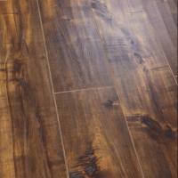 China AC4 HDF Euro Lock Parquet Pattern 6mm 10mm Natural Cane White Glossy Laminate Flooring for sale