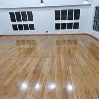 China Engineered Stranded Bamboo Click Lock Spc Stand House Ideal for Hospital in Philippines for sale