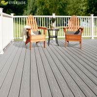 China 3D Embossed Teak Wood Flooring WPC Decking for Outdoor Garden Panel in Shanghai Port for sale