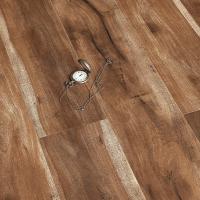 China Light Cherry Mahogany Click Plus Laminate Flooring With Bevel For Modern Cover Design for sale
