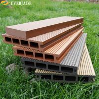 China 3D Embossed Teak Wood Flooring WPC Decking for Outdoor Garden Panel in Shanghai Port for sale