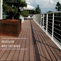 China 3D Embossed Teak Wood Flooring WPC Decking for Outdoor Garden Panel in Shanghai Port for sale