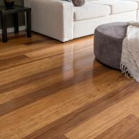 China Natural Wooden Click Lock Bamboo Flooring For Outdoor Spaces for sale
