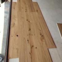 China HDF Hardwood Flooring Golden Pine Espresso Satin Oak Engineered Flooring for Standards for sale