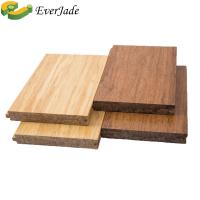 China Carbonized Strand Smooth Board Bamboo Flooring in Natural Color for High Gloss Finish for sale