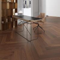 China Distressed Fishbone Style Three Layers Engineered Wood Parquetry Flooring for Living Room for sale