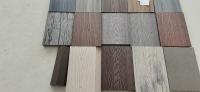China Structure Hollow Double Colors Wpc Outdoor Decking 3D Embossing Wood Grain Flooring for sale