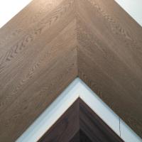 China Distressed Fishbone Style Three Layers Engineered Wood Parquetry Flooring for Living Room for sale