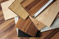 China Pressed U-Groove V-Groove Anti-Static Fishbone Laminate Flooring Tile for Living Room for sale