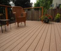 China Wood-Plastic Composite Flooring for UV Proof Water Proof Decking Boards in Silver Grey for sale