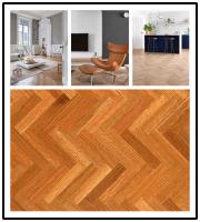 China 6''x36' Rot Proof Wear-Resistant PVC Spc Vinyl Flooring piso vinilico click with Unilin Click System for sale