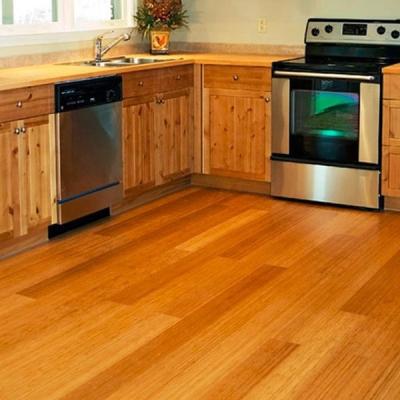 China Modern Design Style Bamboo Flooring Easy Lock Engineered 12mm 14mm Solid Bambus Wood Floor for sale