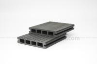 China 1.3%-1.4% Density Shanghai Loading Port 3D Deep Embossed Composite WPC Decking Boards for sale