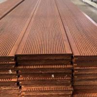 China Waterproof Bamboo Decking for Garden Trestles and Corridors 130mm Width Distressed Design for sale
