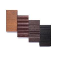 China Projects Solid Wood Grain Fireproof Moso Bamboo Decking Boards for sale