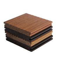 China Projects Solid Wood Grain Fireproof Moso Bamboo Decking Boards for sale