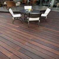 China Projects Solid Wood Grain Fireproof Moso Bamboo Decking Boards for sale