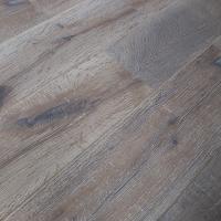 China Embossed Brushed Laminate Flooring TAP GO Decor Wood Floor Click System Square Edges for sale