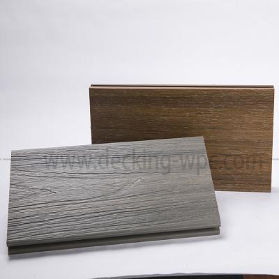 China Composite Decking 3g 16ft 3.2m Black Wpc Grooved Sanding Surface for Indoor in Canada for sale