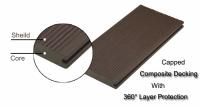 China Modern Design Grey TAP GO WPC Exterior Composite Decking with Above 18mm Thickness for sale