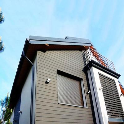 China Customized Color WPC Extrusion Fluted Exterior Wall Panel for Modern Outdoor Cladding for sale