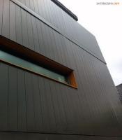 China Customized Color WPC Extrusion Fluted Exterior Wall Panel for Modern Outdoor Cladding for sale