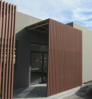 China Customized Color WPC Extrusion Fluted Exterior Wall Panel for Modern Outdoor Cladding for sale