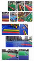 China Kindergarten Plastic Sports Floor Mat with Suspended Flooring in Customized Colors for sale