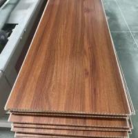 China Office Decoration Material Eco-Friendly Bamboo Fiber Wood PVC Composite Wall Cladding for sale