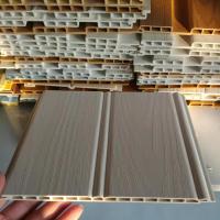 China Office Decoration Material Eco-Friendly Bamboo Fiber Wood PVC Composite Wall Cladding for sale
