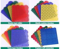 China Weatherproof PP Suspended Flooring Modular Interlocking Floor Tiles 12 inches Sports for sale