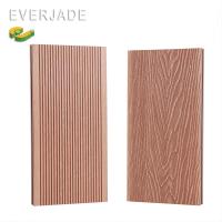China Long Lifespan Wood-Plastic Composite 150x25mm WPC Decking for Rumanien Pool Jetty for sale
