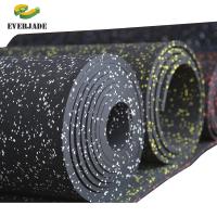 China Anti-slip Gym Rubber Floor Mat Essential for Composite Natural Home Gym Flooring Tiles for sale