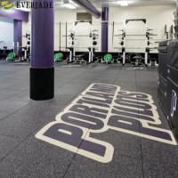 China High Density 20mm Gym Room Rubber Granules Gym Floor Roll Tiles for Unisex Granules for sale