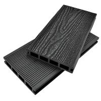 China DIY Light Grey Deep Embossed Co-extruded Swimming Pool Waterproof Planks Exterior Piso Wpc Decking for sale
