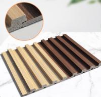 China Interior Decoration Fluted Wall Panels Wooden Grain Design and Textured Wooden Grains for sale