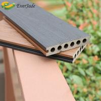 China Bullnose Teak Pvc 2x4 3d Lumber Liquidators Wood Plastic Composite Decking 100%pvc 22mm CE for sale