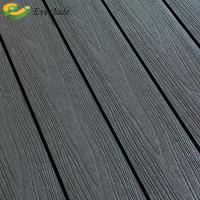 China Bullnose Teak Pvc 2x4 3d Lumber Liquidators Wood Plastic Composite Decking 100%pvc 22mm CE for sale