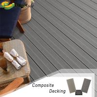 China Bullnose Teak Pvc 2x4 3d Lumber Liquidators Wood Plastic Composite Decking 100%pvc 22mm CE for sale