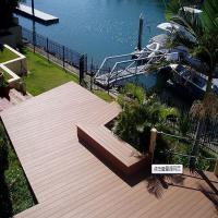 China EUROPEAN Design Style Wpc Waterpool Decking Boards With Solar Light For Your Country for sale