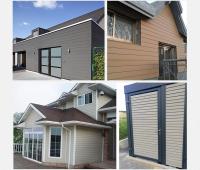China Exterior Wall Decoration Material WPC Panel with Wood Grain Texture and Sanding Surface for sale