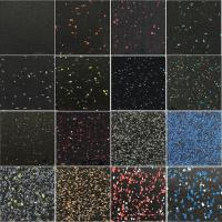 China 85% SBR Granules 15%EPDM Granules Gym Flooring Interlocking Rubber Mat for Sports for sale