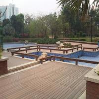 China WPC Outdoor Decking In Dark Grey With Patent Fasteners From Everjade for sale